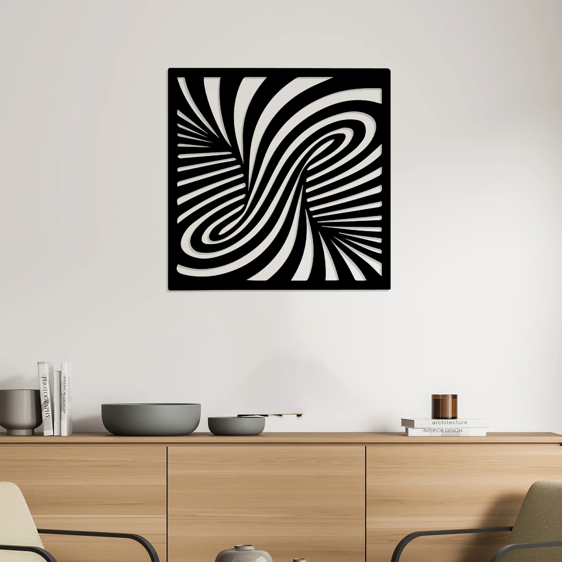 Dynamic Swirl Wall Art – Elyseart